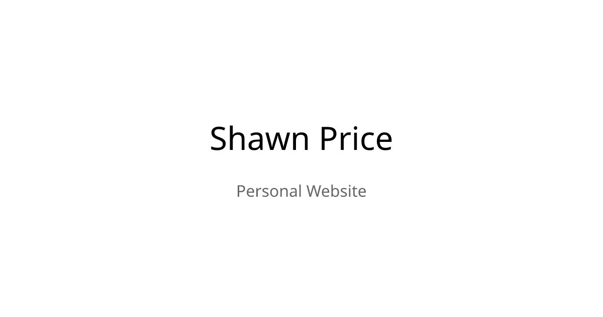 Shawn Price